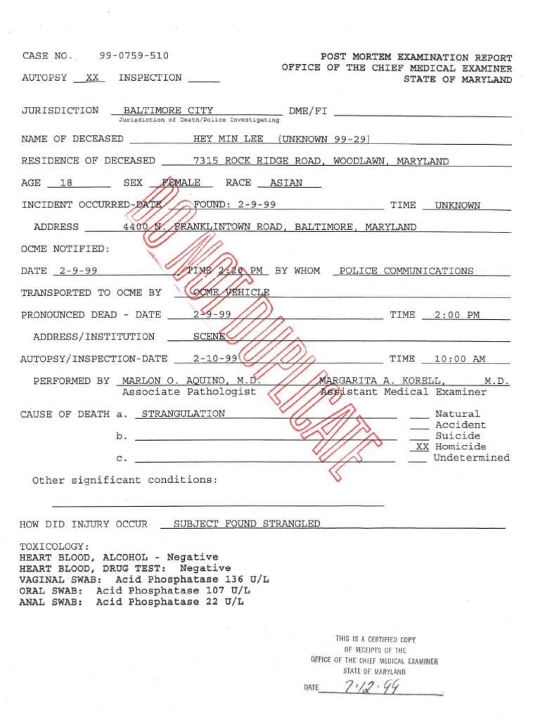 Autopsy Report | PDF | Liver | Autopsy