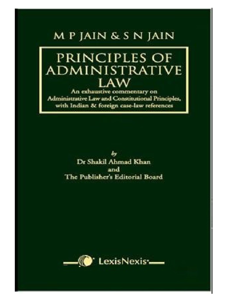 M.P. Jain Administrative Law - Simran Sabharwal PDF | PDF | Administrative Law | Welfare State