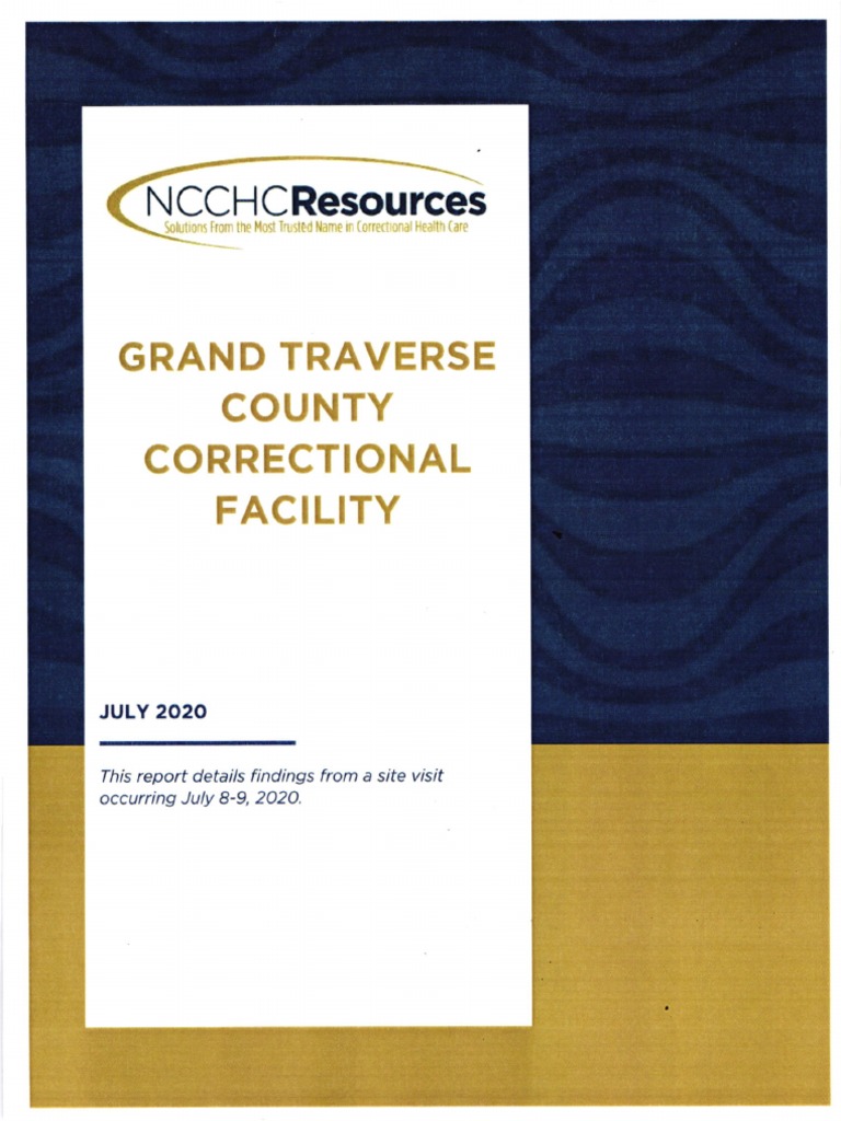 Grand Traverse County Jail NCCHC Report | PDF | Health Care | Mental Disorder