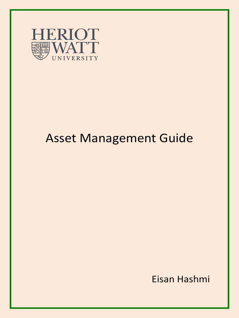 Asset Management Guide | PDF