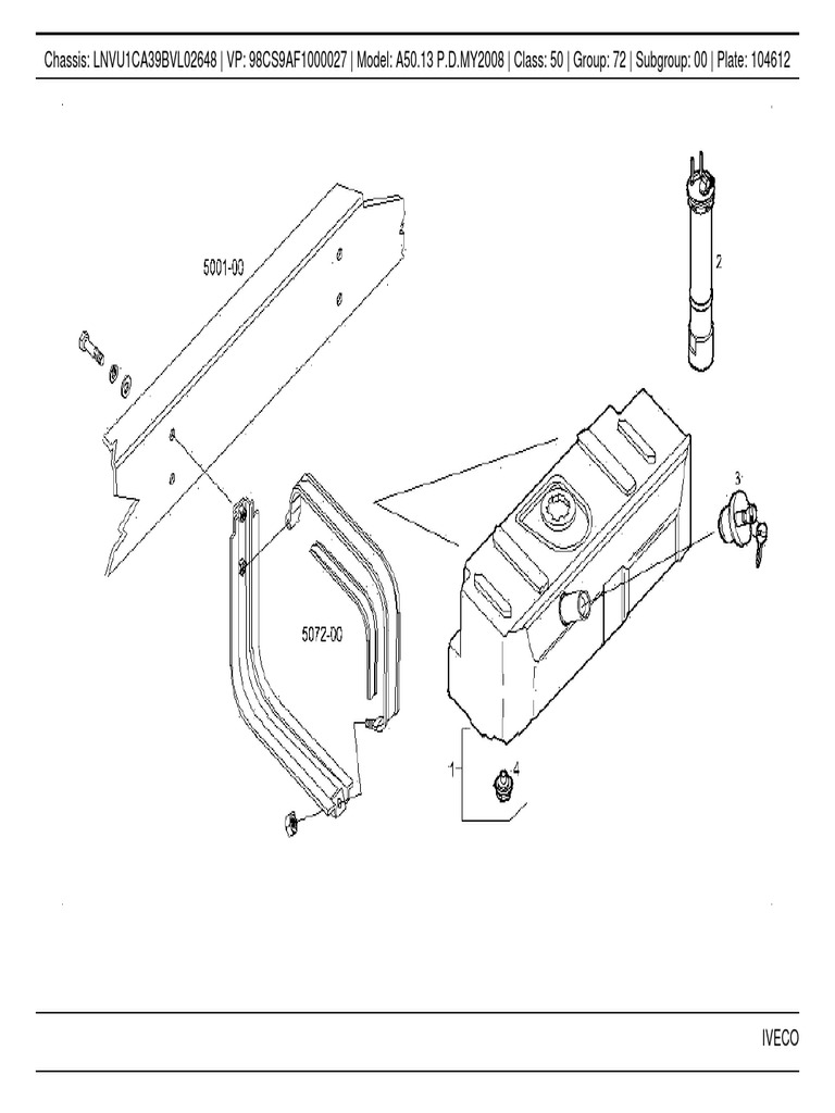 IVECO A50.13 Parts List and Specs | PDF