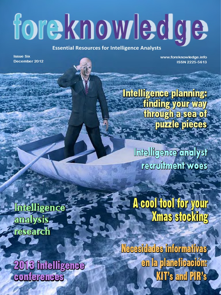 Foreknowledge Número 6 PDF | PDF | Intelligence Analysis | Copyright