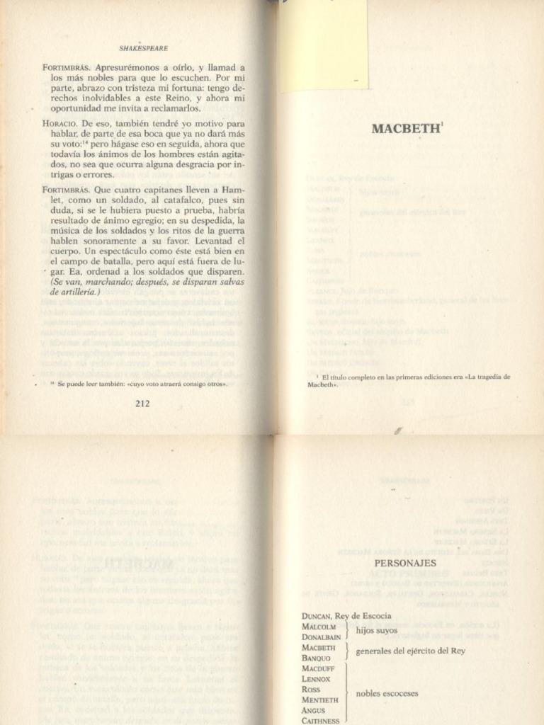 Macbeth (William Shakespeare) PDF | PDF