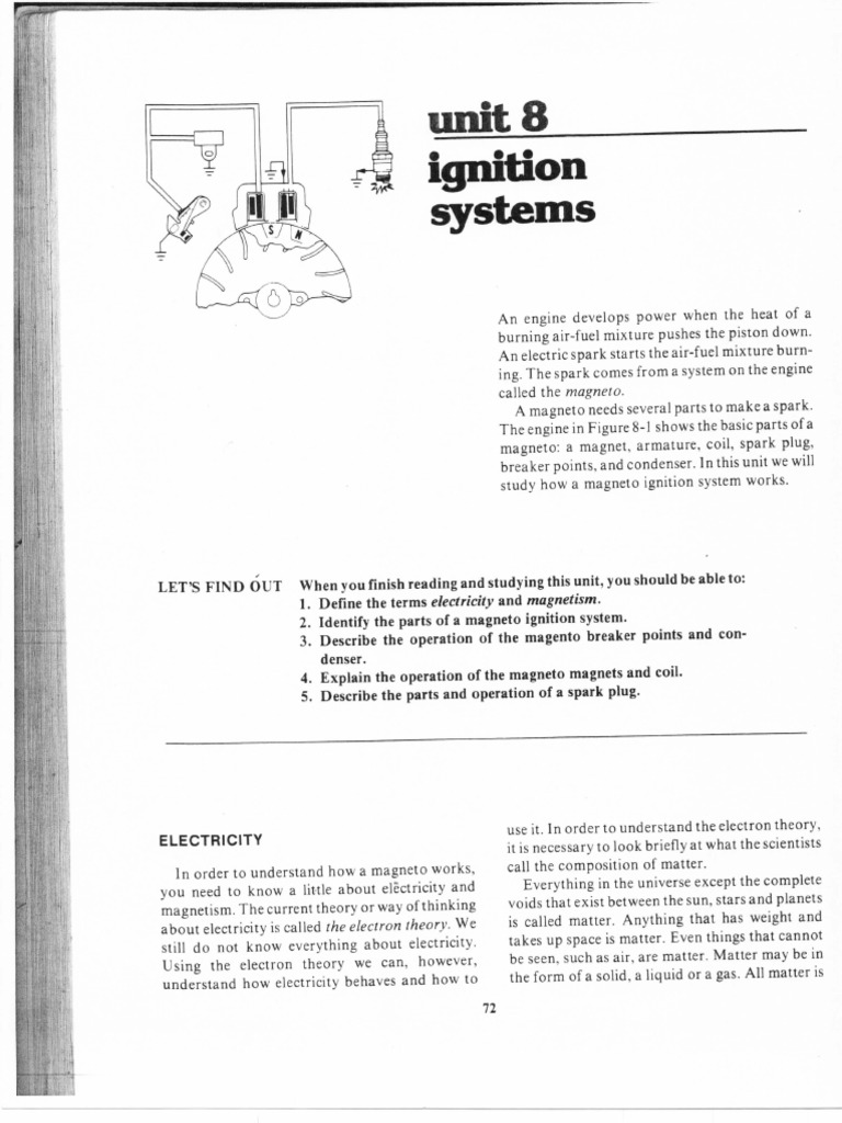 Magneto Ignition System Components | PDF | Electrical Resistance And ...