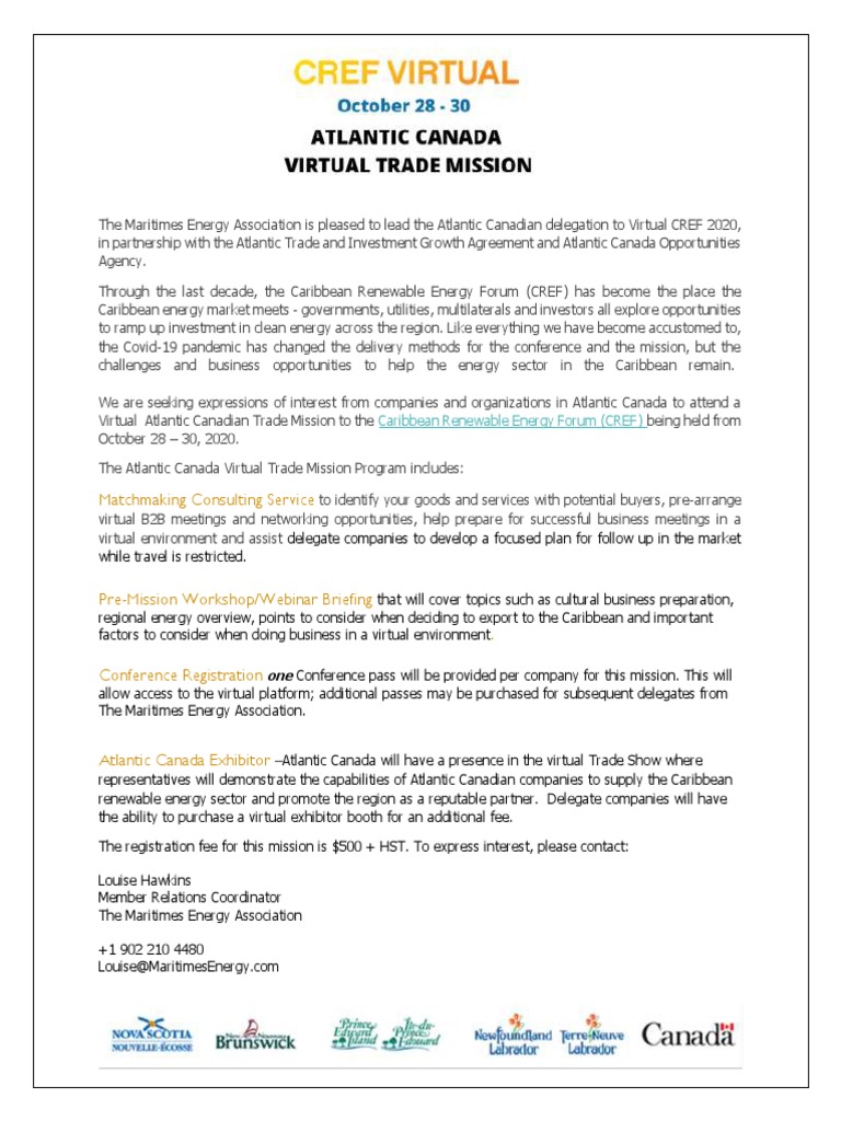 Virtual Mission To CREF 2020 | PDF | Finance & Money Management ...