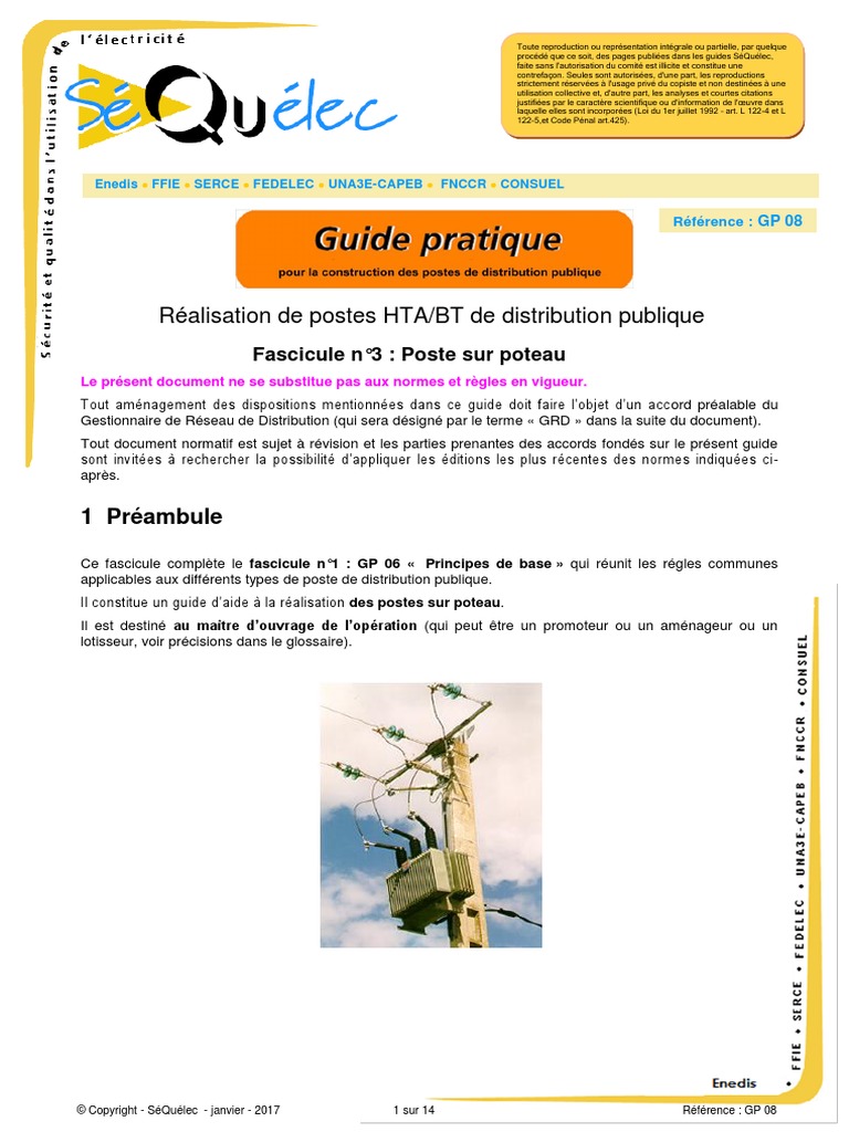 SeQuelec Guide 8 PDF | PDF | Transformateur électrique | Réseau électrique
