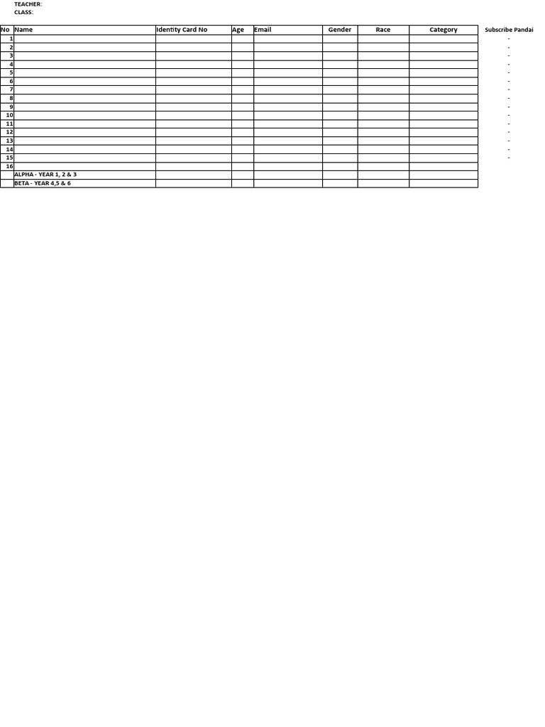 KANCIL SCIENCE COMPETITION Form - 2 | PDF