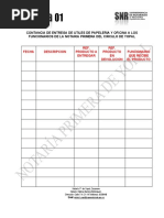 Formato Planilla Llegadas Tarde | PDF