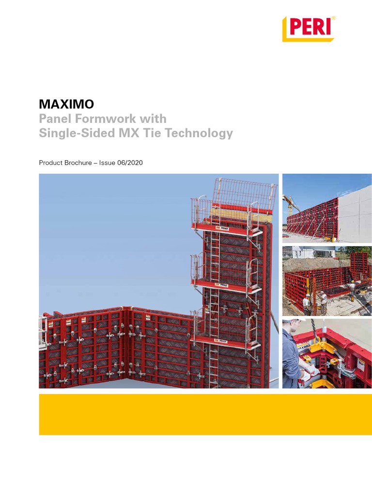 Maximo: Panel Formwork With Single-Sided MX Tie Technology | PDF | Building Materials ...