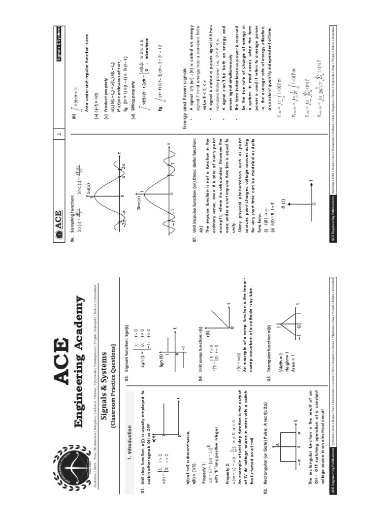 Signals | PDF | Convolution | Electrical Engineering