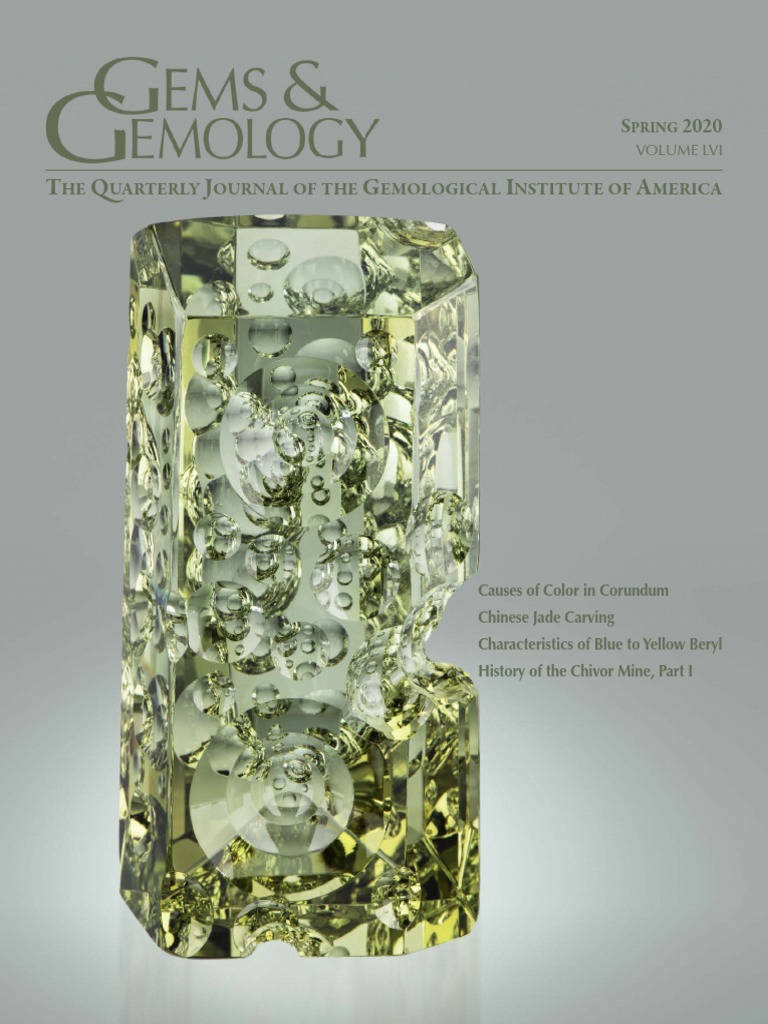 Spring 2020 Gems Gemology v2 PDF | PDF | Gemstone | Absorbance