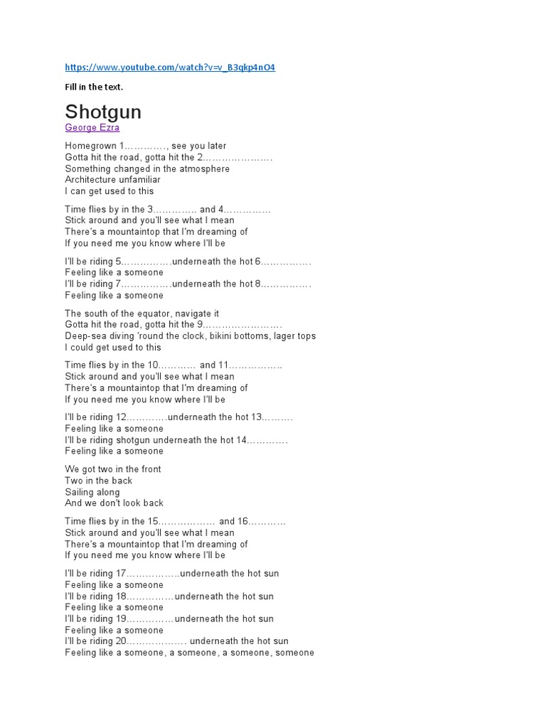Shotgun | PDF