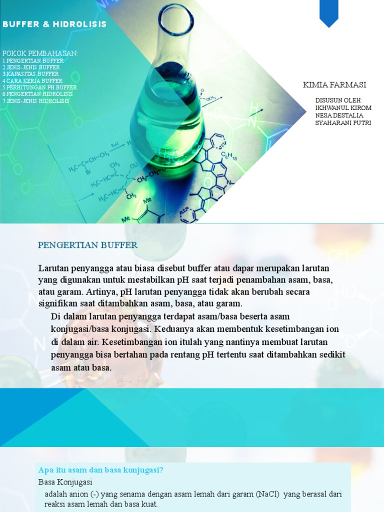 Buffer Dan Hidrolisis | PDF | Memasak, Makanan, & Anggur | Kajian ...