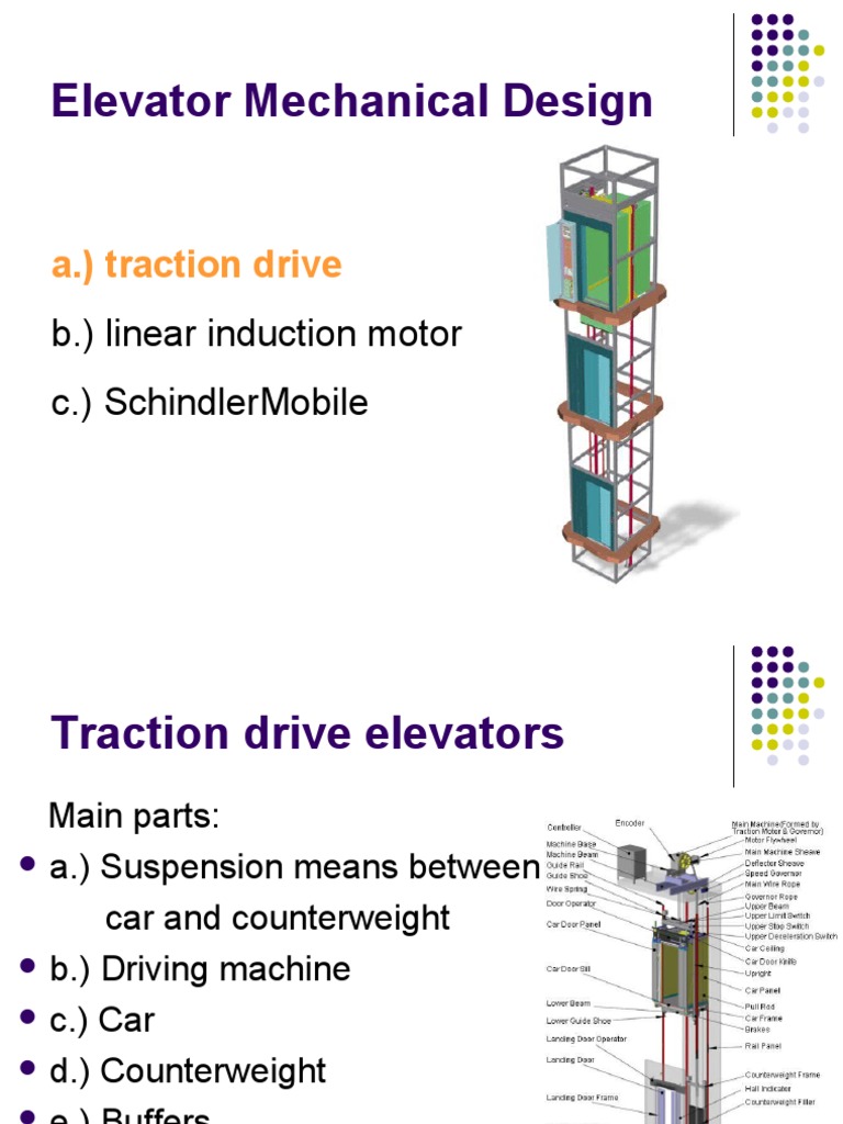 Elevator Mechanical Design | PDF