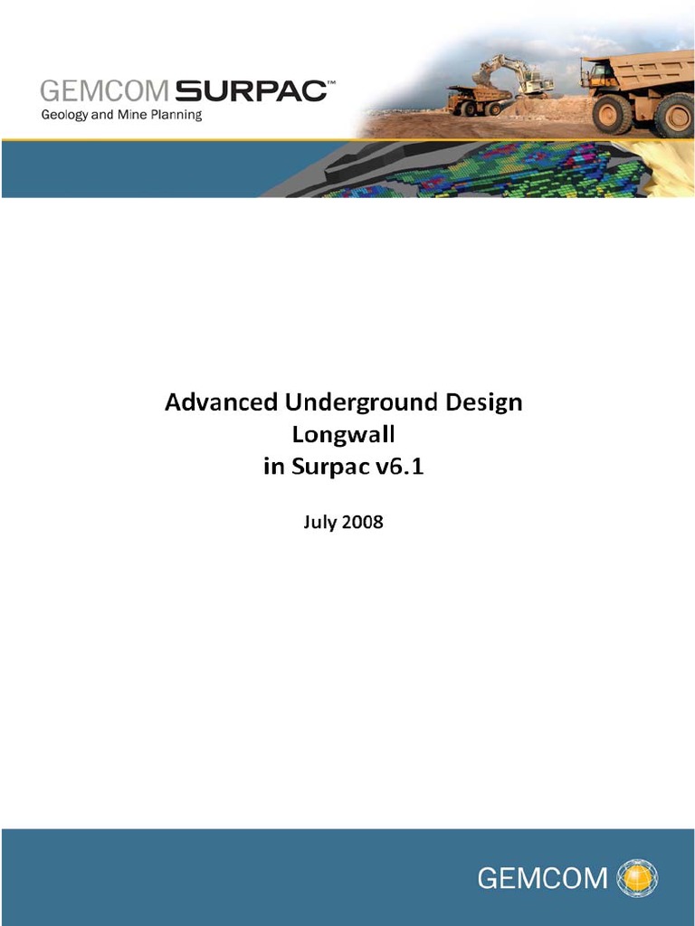 Advanced Underground Design Longwall | PDF | Directory (Computing) | Mining