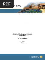 Surpac DTM - Surfaces Tutorial | PDF | Contour Line | Cartesian ...