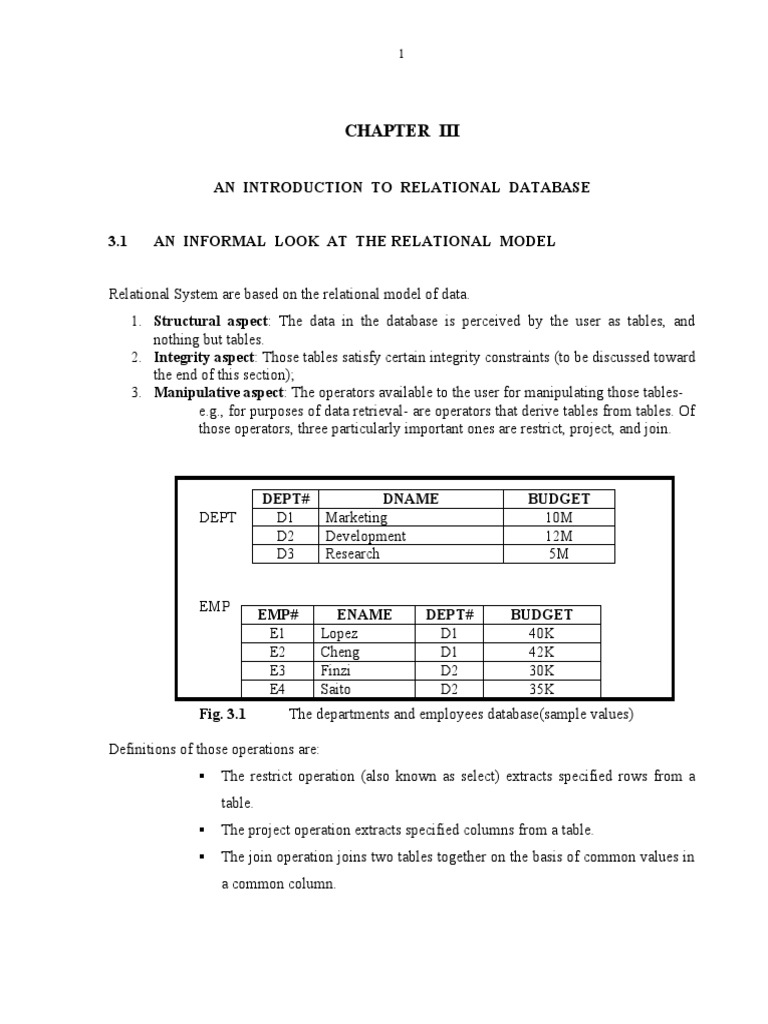 An Introduction To Relational Database | PDF | Relational Model | Relational Database