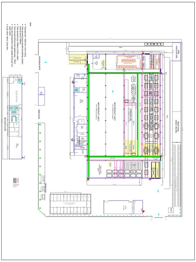 Draft Layout - New ELDS Factory - Rev08 | PDF | Economic Sectors ...