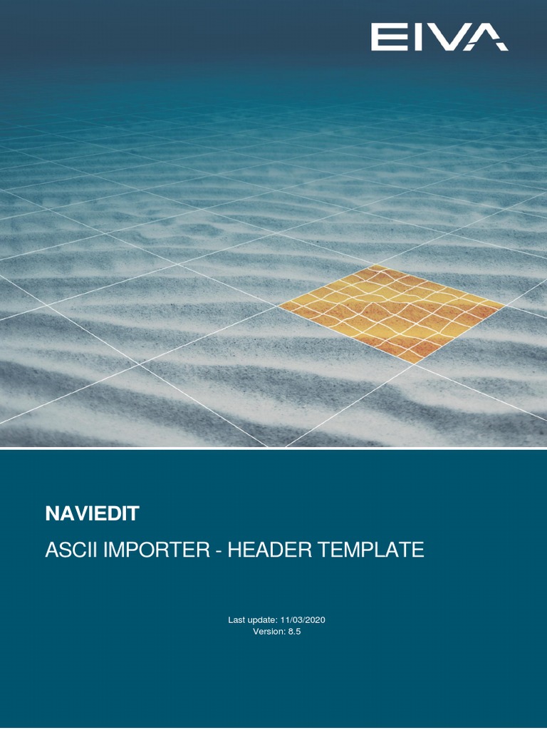Naviedit: Ascii Importer - Header Template | PDF | Regular Expression ...