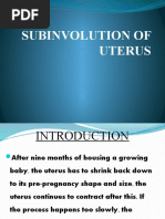 Subinvolution: Unit: IX | PDF | Postpartum Period | Midwifery