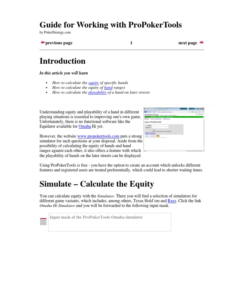 Guideto PPtools | PDF | Simulation | Computing And Information Technology