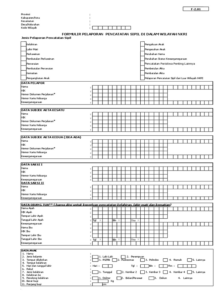 Form Capil 2020 | PDF