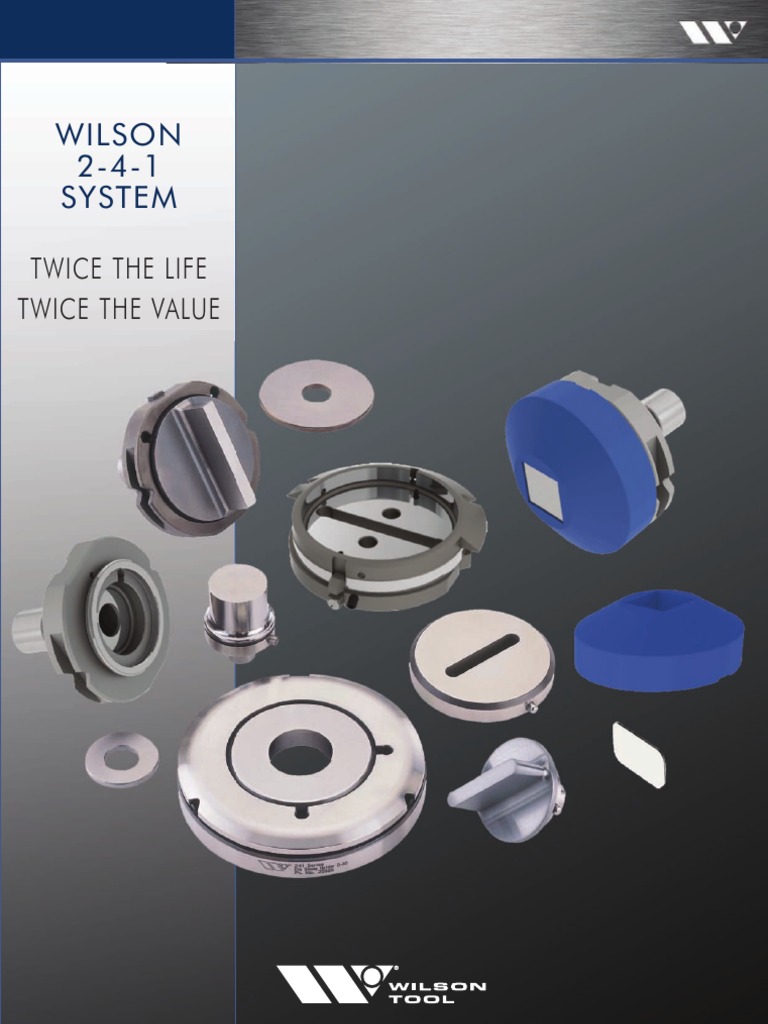 Wilson 2-4-1 Tooling System Overview | PDF | Equipment