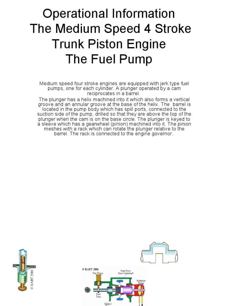 Operational Information The Medium Speed 4 Stroke Trunk Piston Engine ...