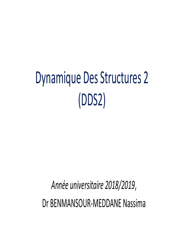 Dynamique des Structures Avancée | PDF | Équations | Matrice (Mathématiques)