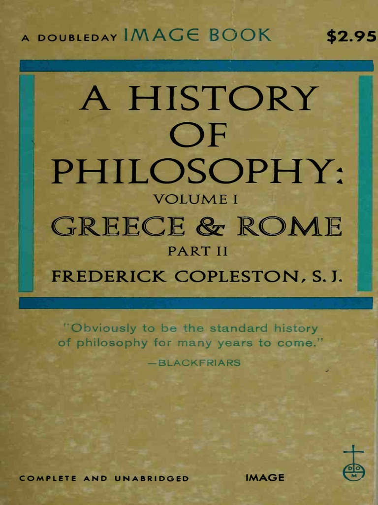 Frederick Copleston - A History of Philosophy - Volume 1 (Part 2) | PDF ...