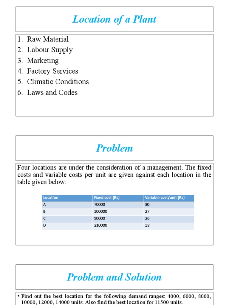 Production Location | PDF | Return On Investment | Investing