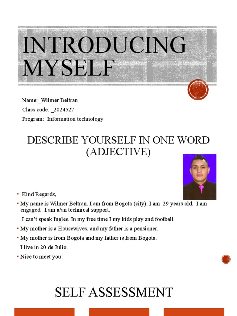 01 1 Self Assessment Chart | PDF