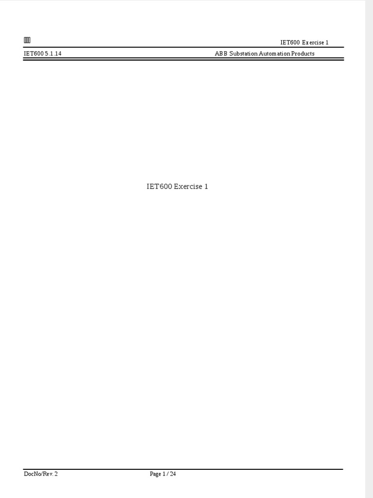 IET600 GOOSE Configuration Guide | PDF | Automation | Electrical Substation