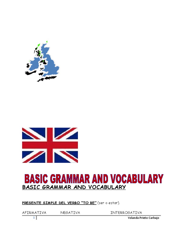 Basic Grammar An Vocabulary | PDF