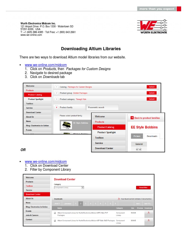 Altium Libraries Download Guide | PDF