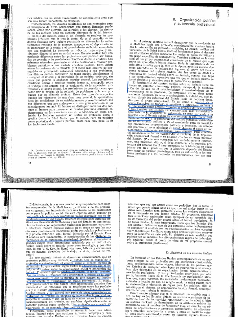 Freidson Autonomia Profesional PDF | PDF