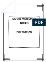 Contoh Soalan Matematik PKSK | PDF