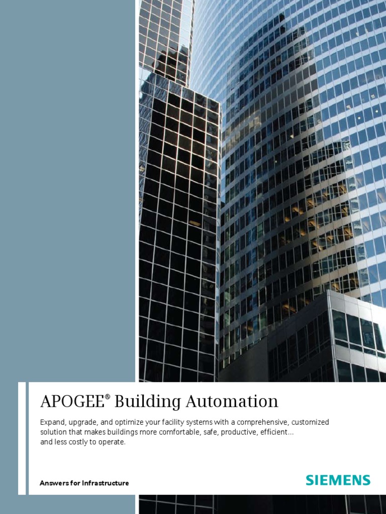 APOGEE Building Automation - A6V10301530 - HQ en PDF | PDF | Building ...