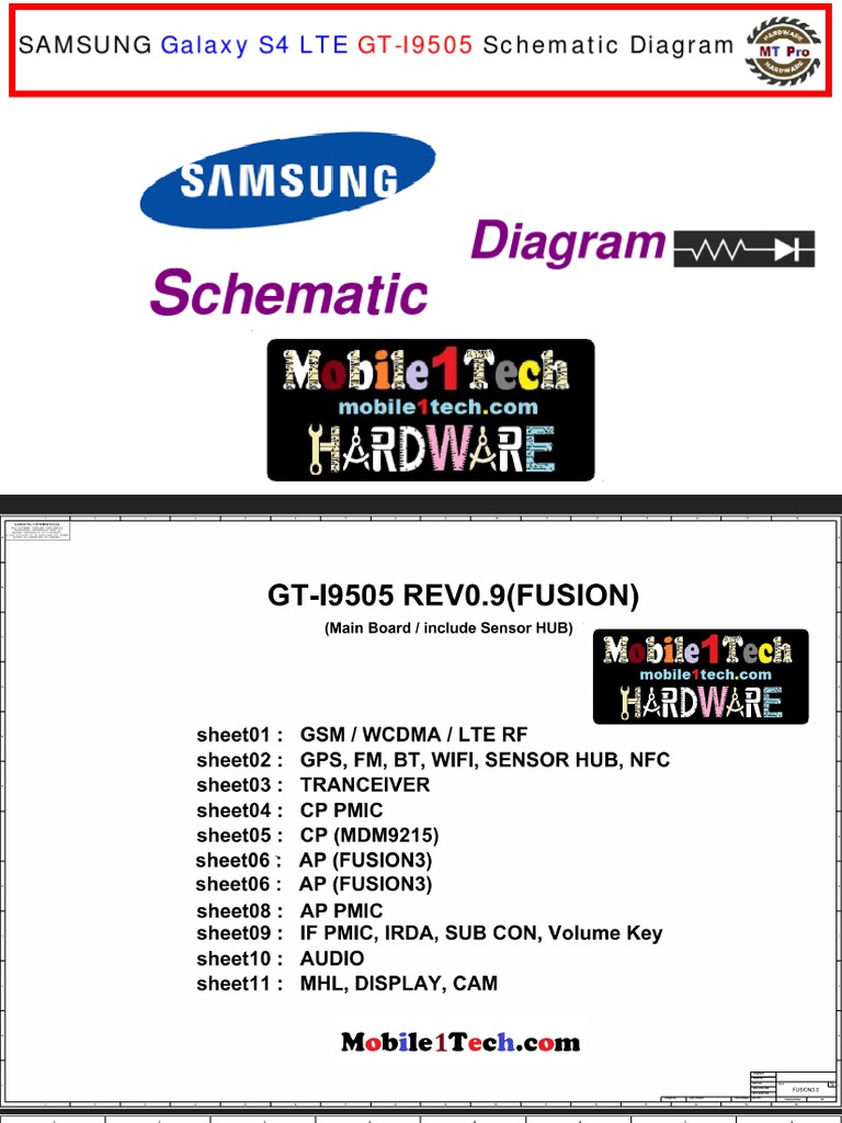 Galaxy S4 LTE: Samsung Schematic Diagram | PDF