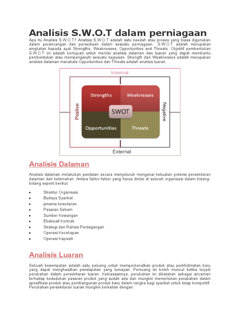 SWOT | PDF