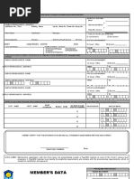 Pag-IBIG Member Change Form (MCIF) | PDF | Identity Document | Birth ...