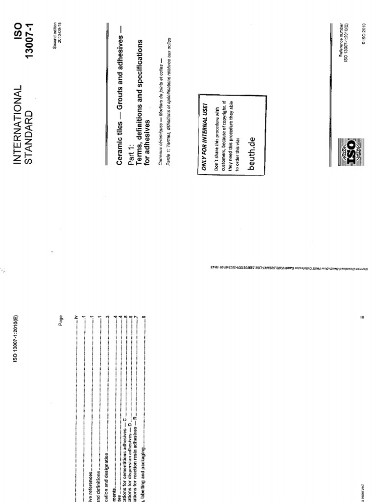 ISO 13007-2 Part1 PDF | PDF