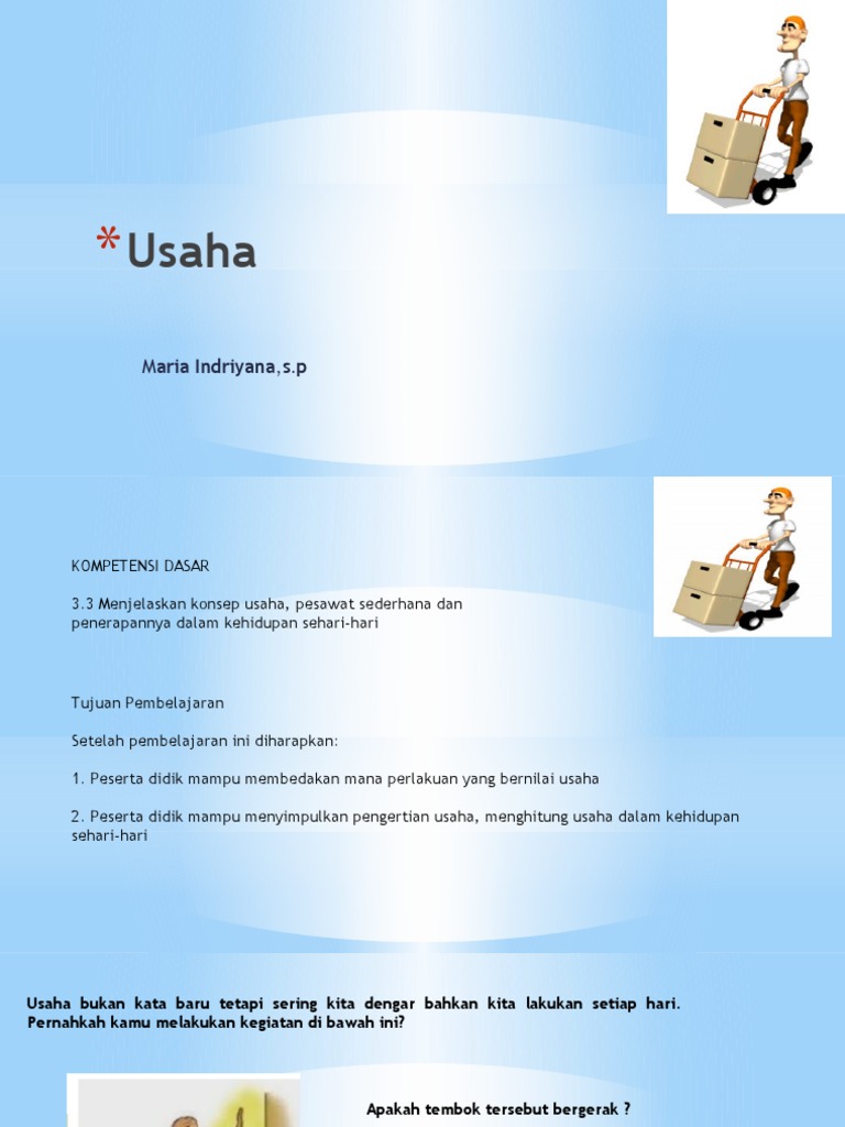 Usaha Dan Daya | PDF