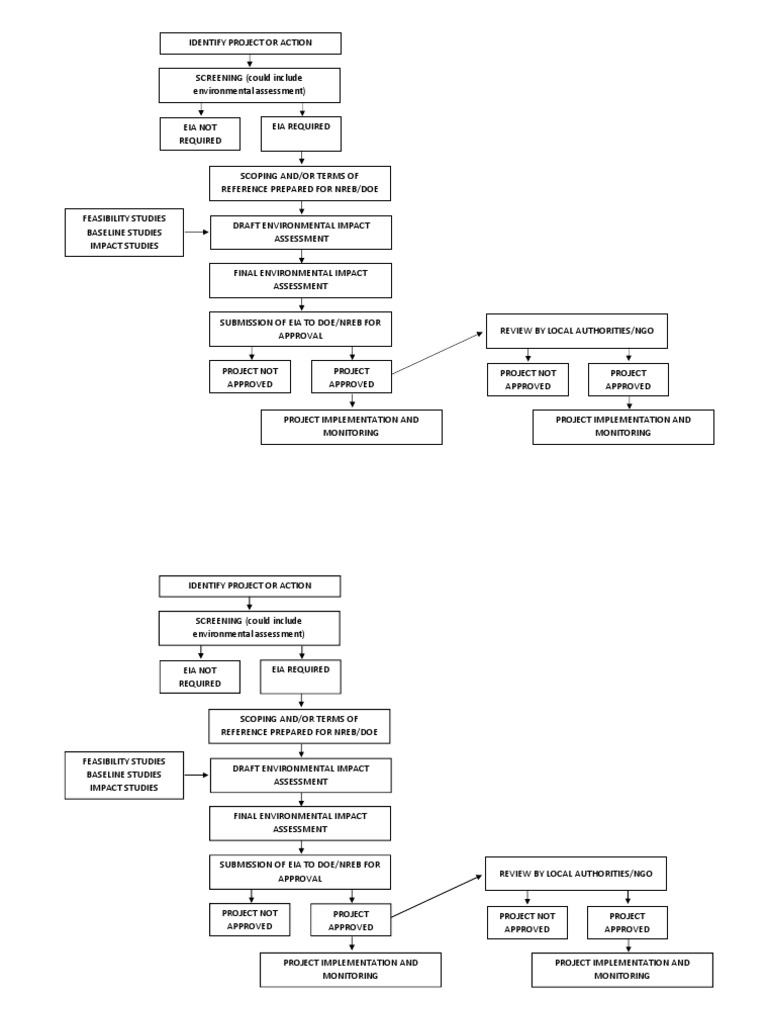 Flowchart Eia | PDF | Environmental Impact Assessment | Environment