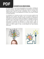 Mapa Conceptual Creatividad | PDF