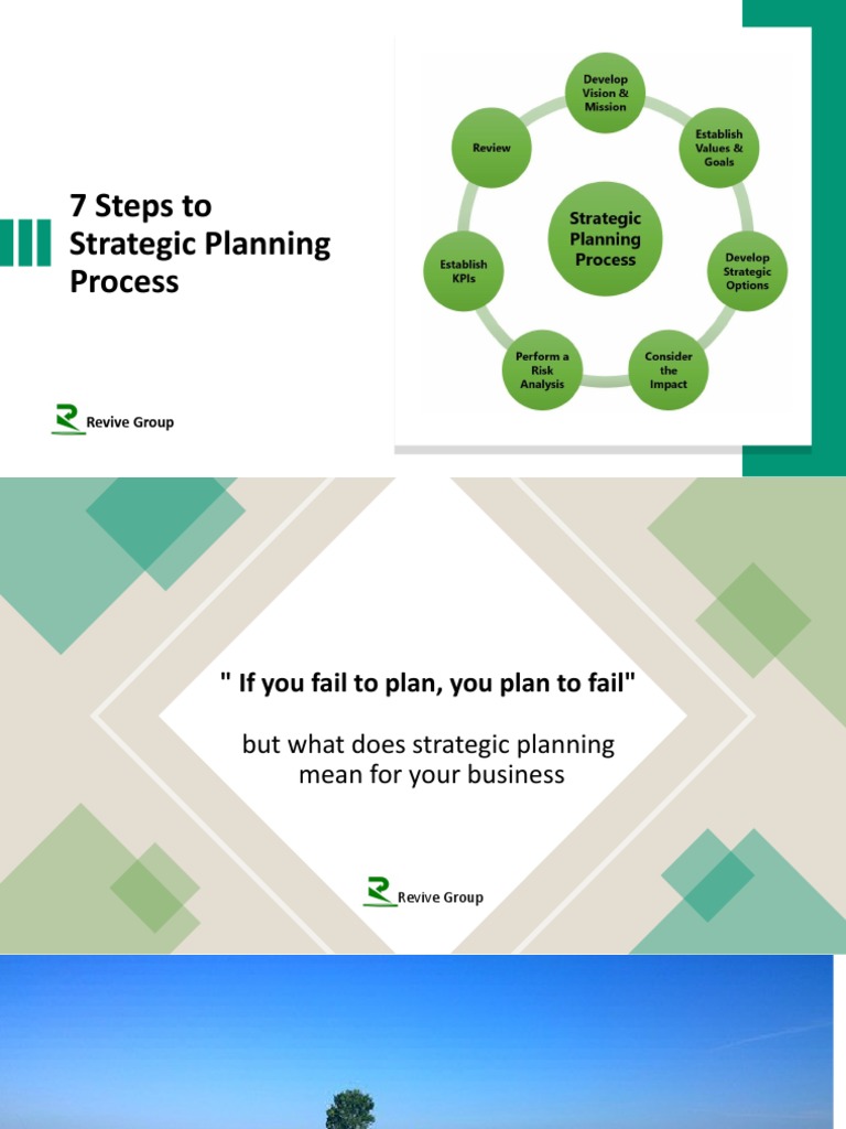 7 Steps To Strategic Planning Process | PDF