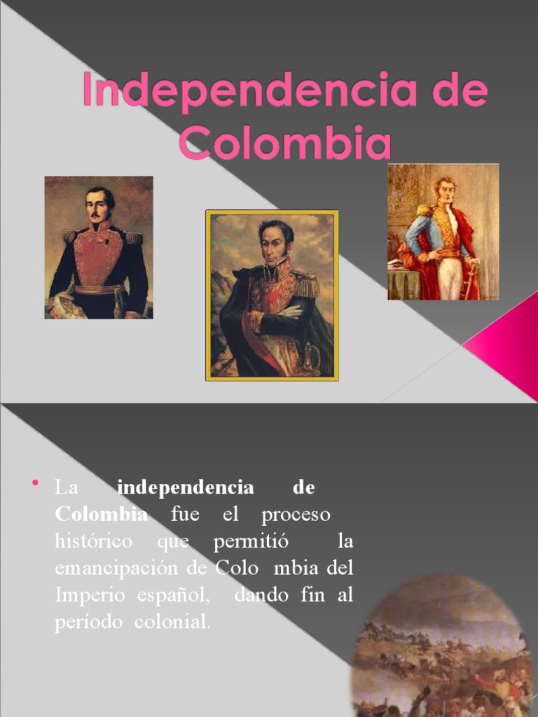 Independencia de Colombia Powerpoint | PDF
