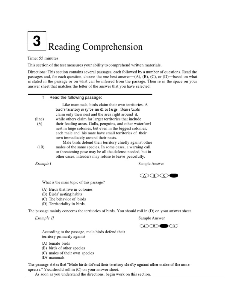 Reading Comprehension: Example I | PDF | Otter | Lucy Maud Montgomery