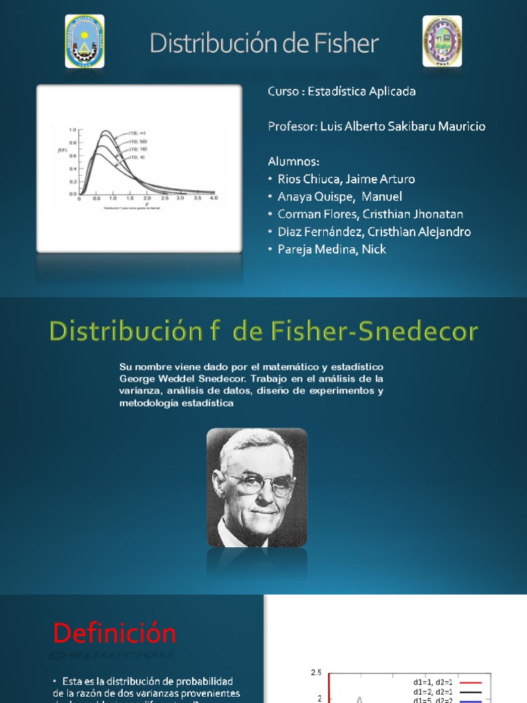 Tema 1 Distribucion de Fisher | PDF | Diferencia | Estadísticas