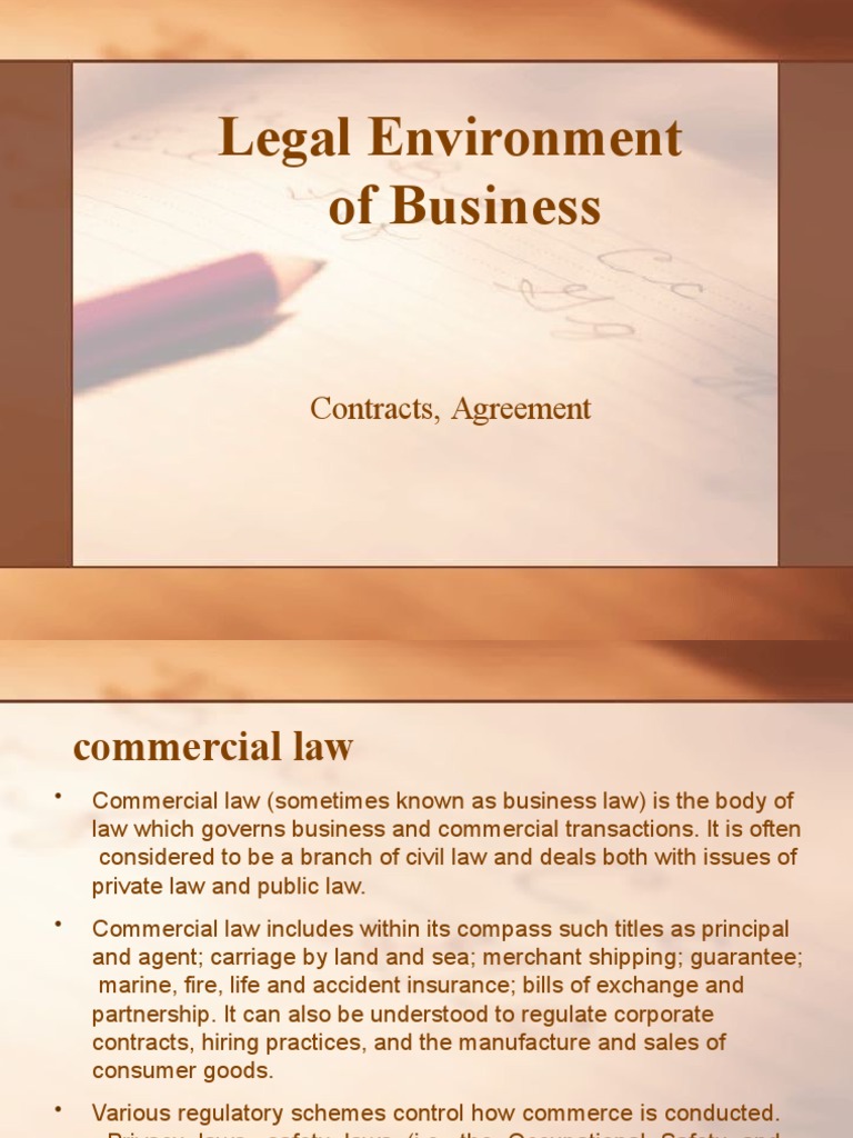 Legal Environment of Business Contracts | PDF | Consideration | Private Law